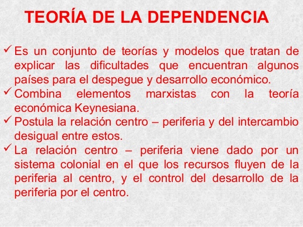 Teoría De La Dependencia Explicado Para Todos Radiocutargentina